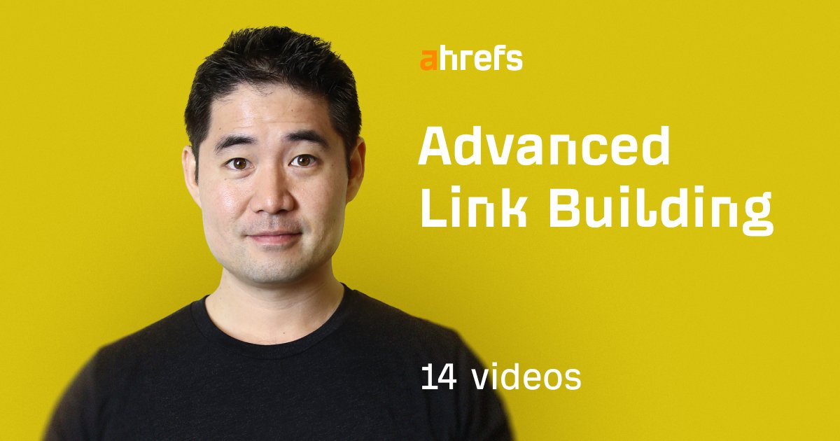 Advanced Link Building Course